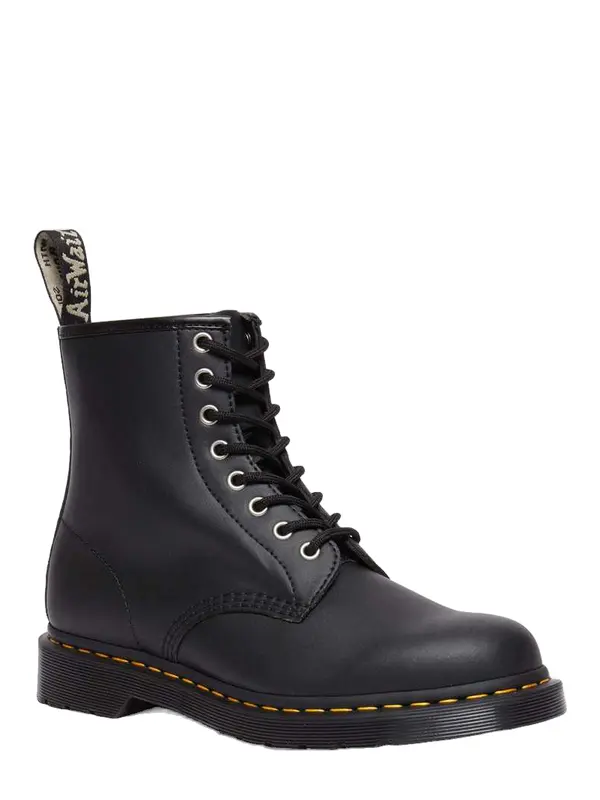 Dr. Martens 1460 Genix Nappa Reclaimed Leather Lace-up Boots - Black
