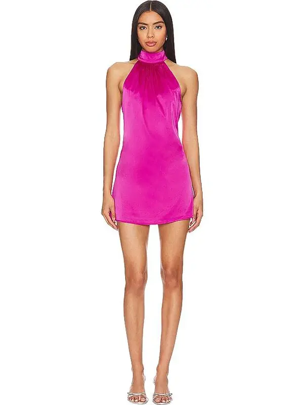 MORE TO COME Rita Mini Dress - Hot Pink