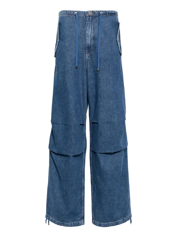 DION LEE Parachute Straight-leg Jeans - Blue