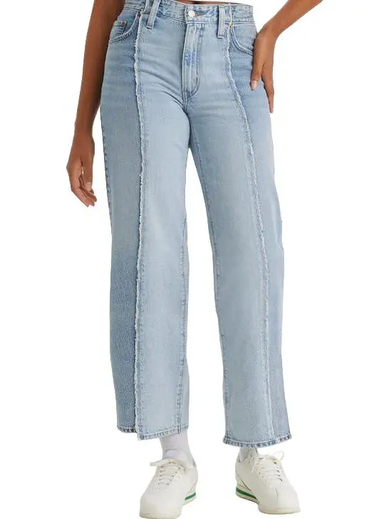 LEVI'S Recrafted Crop Baggy Wide Leg Jeans - Novel Notion