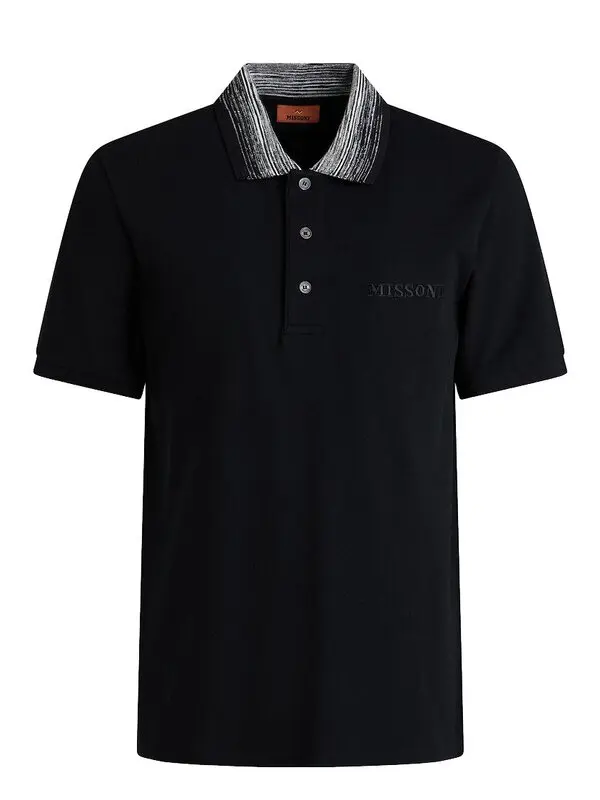 Missoni Cottonpiqué Polo Shirt - Black