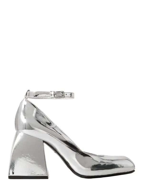 NODALETO Bulla Pia Metallic Pumps - Silver