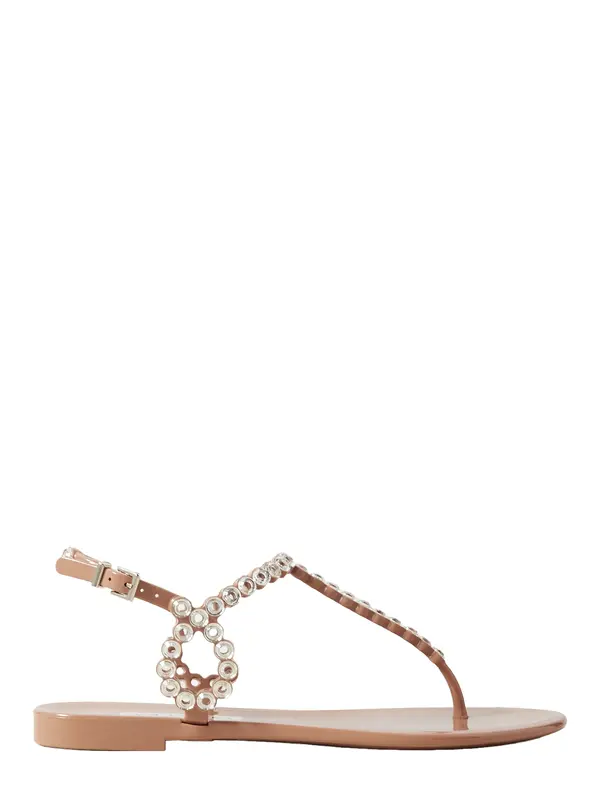 AQUAZZURA Almost Bare Crystal-embellished Sandals - Pink