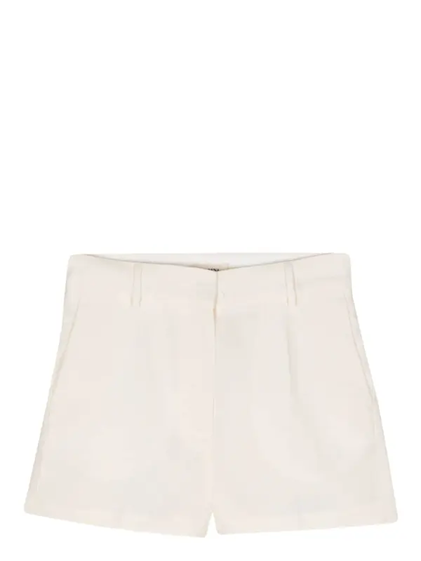 Barena Venezia Dori Canne Linen Shorts - Neutrals