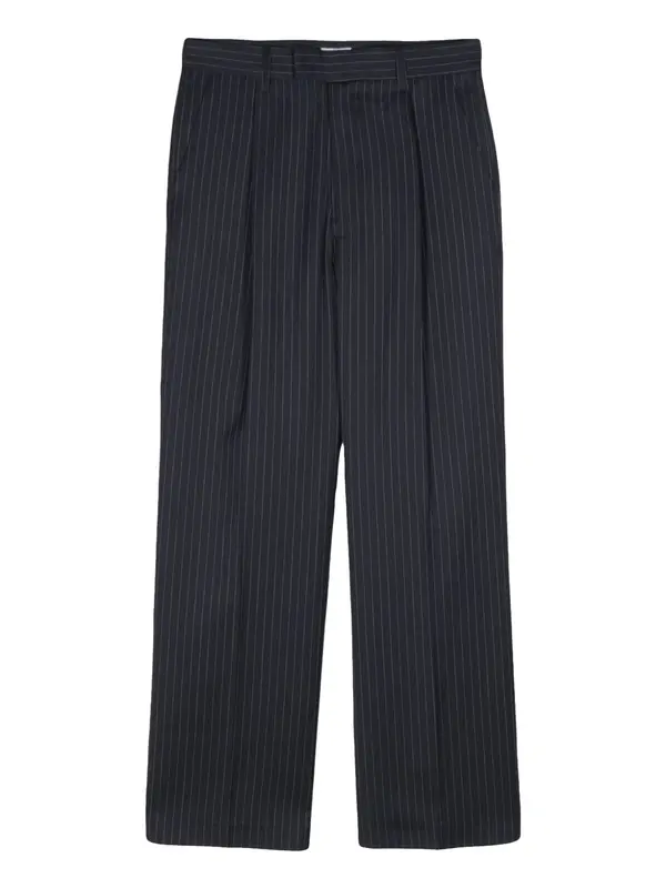 WINNIE N.Y.C Israel Pinstripe Trousers - Blue