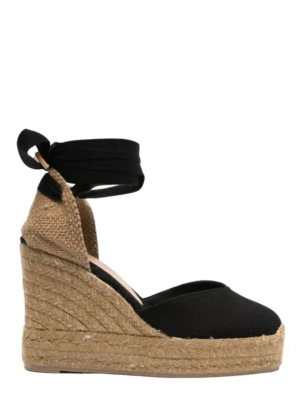 CastaÑer Platform Espadrilles - Black