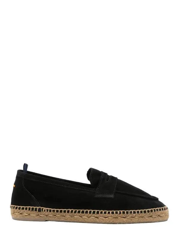 CastaÑer Nachot T/186 Suede Espadrilles - Black
