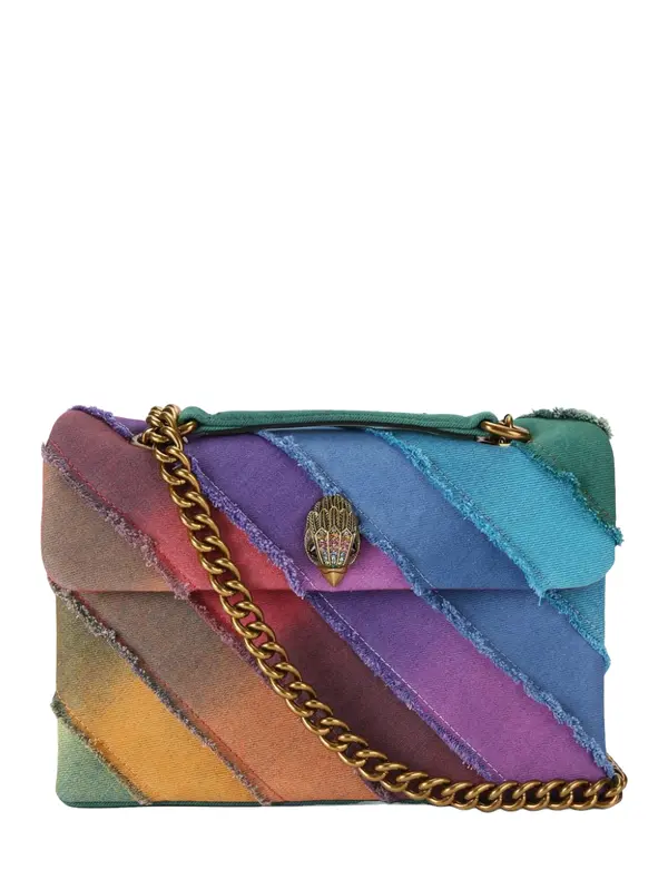 Kurt Geiger Large Kensington Denim Shoulder Bag - Blue