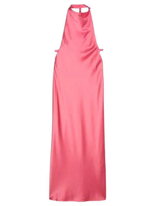 SSHEENA Adorabile Satin Gown - Pink