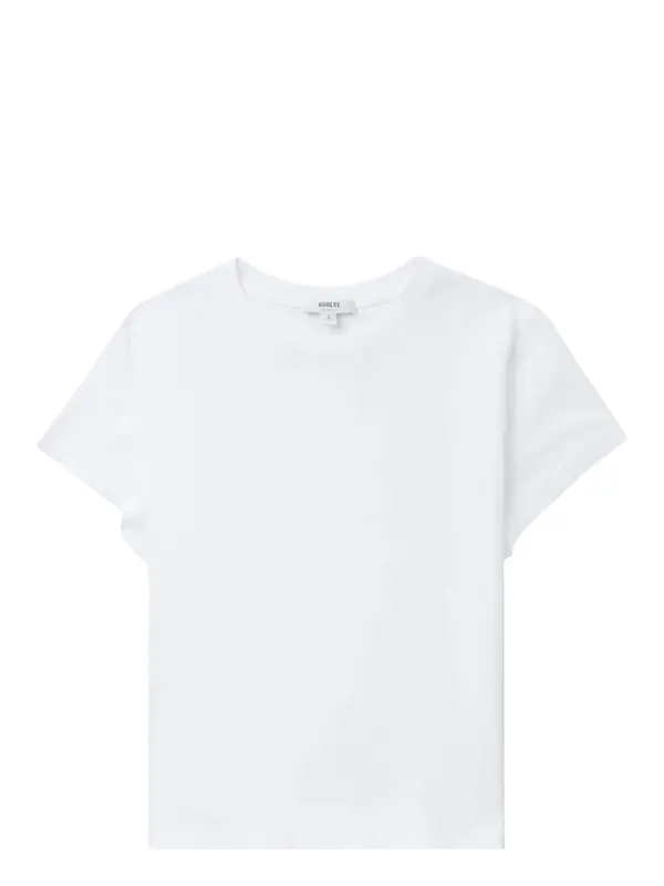 AGOLDE Adine Shrunken-fit Tee - White
