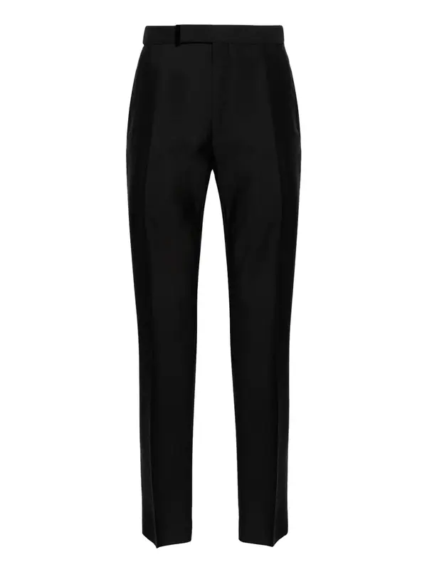 TOM FORD Mid-rise Tailored Trousers - Black