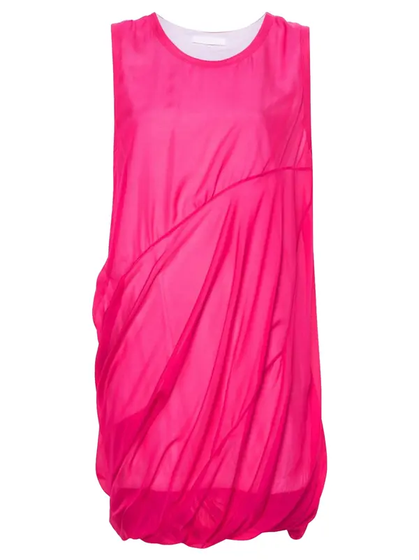 Helmut Lang Silk Mini Dress - Pink