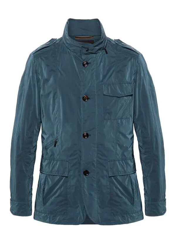 MOORER Porto-os Military Jacket - Blue