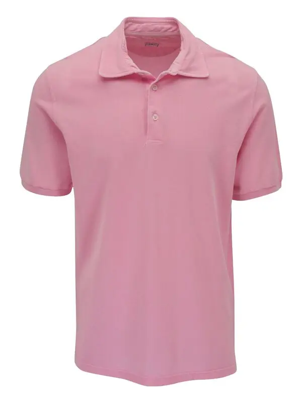 Fedeli Cotton Polo Shirt - Pink