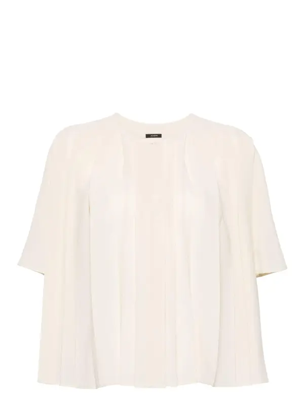 JOSEPH Bouloi Pleated Blouse - Neutrals
