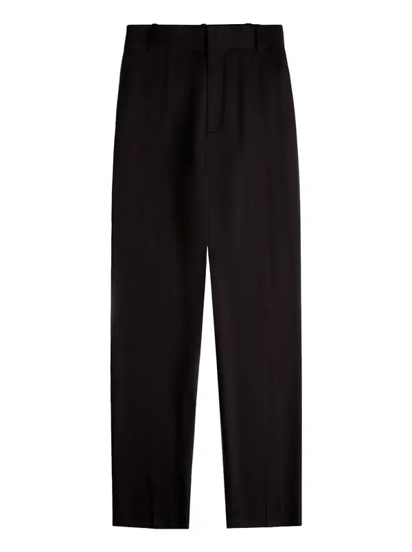 TOD'S Virgin Wool Tailored Trousers - Black