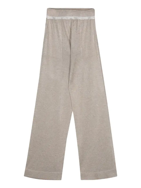 Lorena Antoniazzi Knitted Trousers - Brown