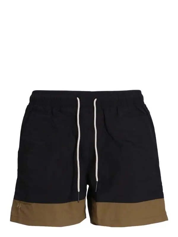 OAS Company Oas Panelled Drawstring Swim Shorts - Black