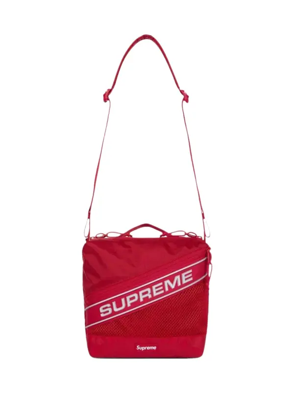 Supreme Reflective Logo Shoulder Bag - Red