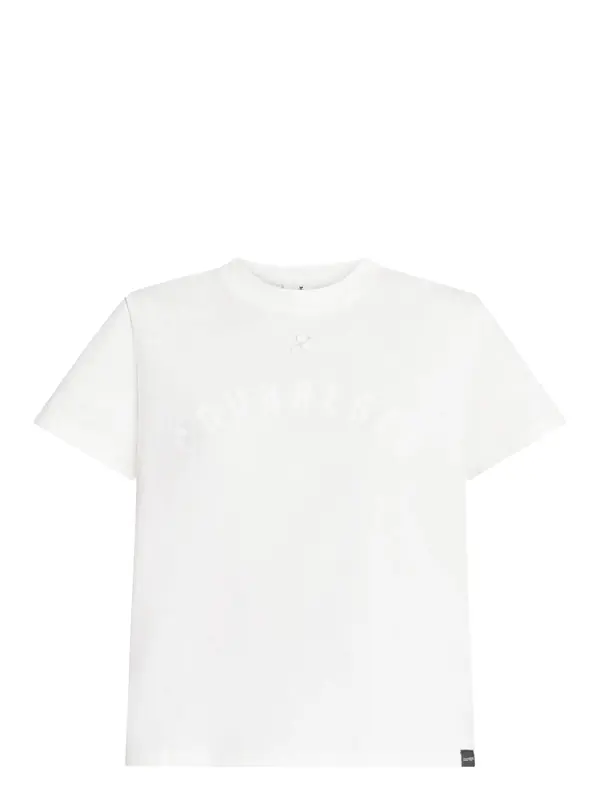COURREGES Ac Straight Cotton T-shirt - White