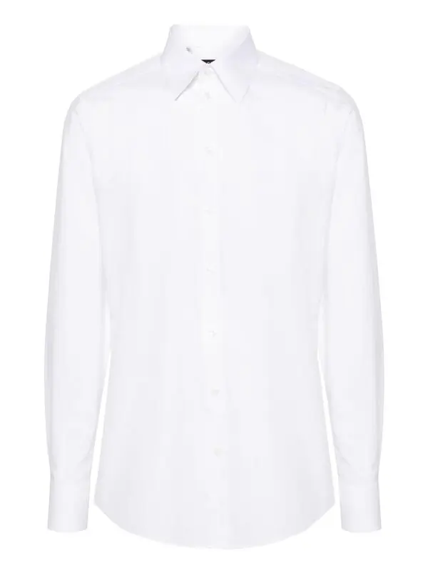 Dolce & Gabbana Long-sleeve Cotton Shirt - White