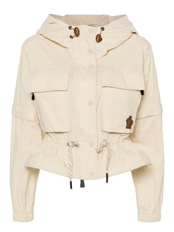 Moncler Limosée Ripstop Hooded Jacket - Neutrals