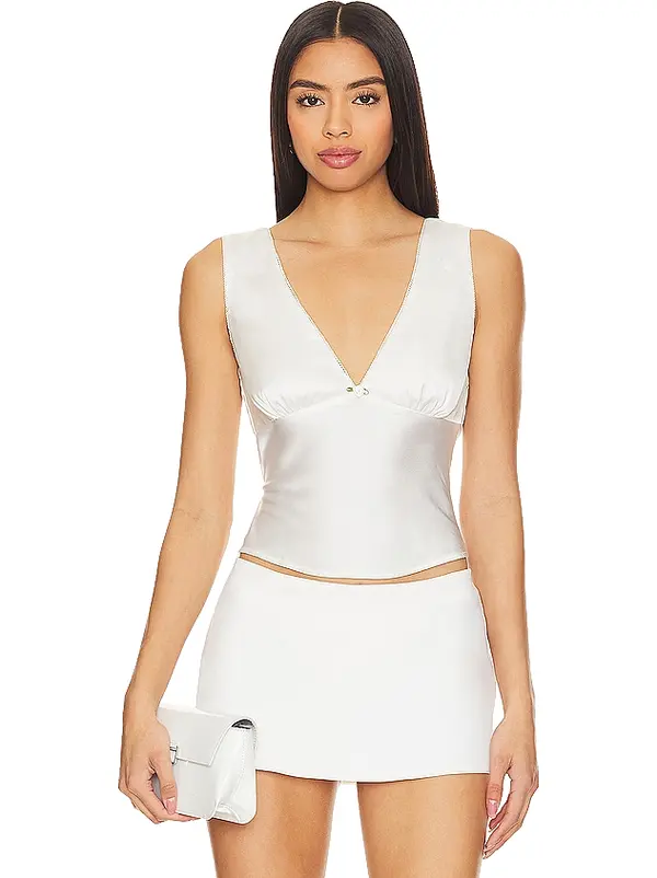 NIA Celia Top - White