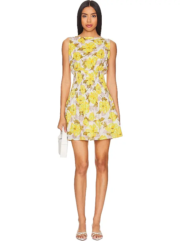 Faithfull The Brand Novalee Mini Dress - Isadora Floral