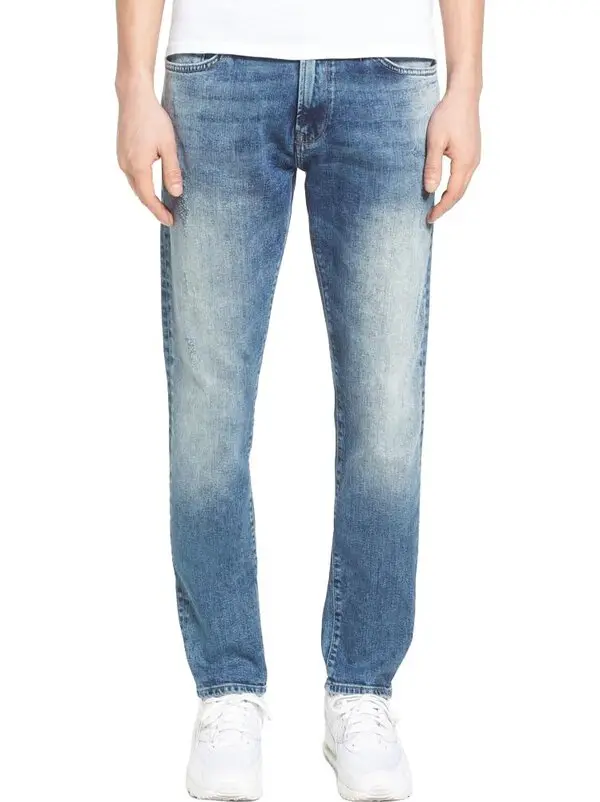 MAVI James Skinny Fit Jeans - Mid Patched Ripped