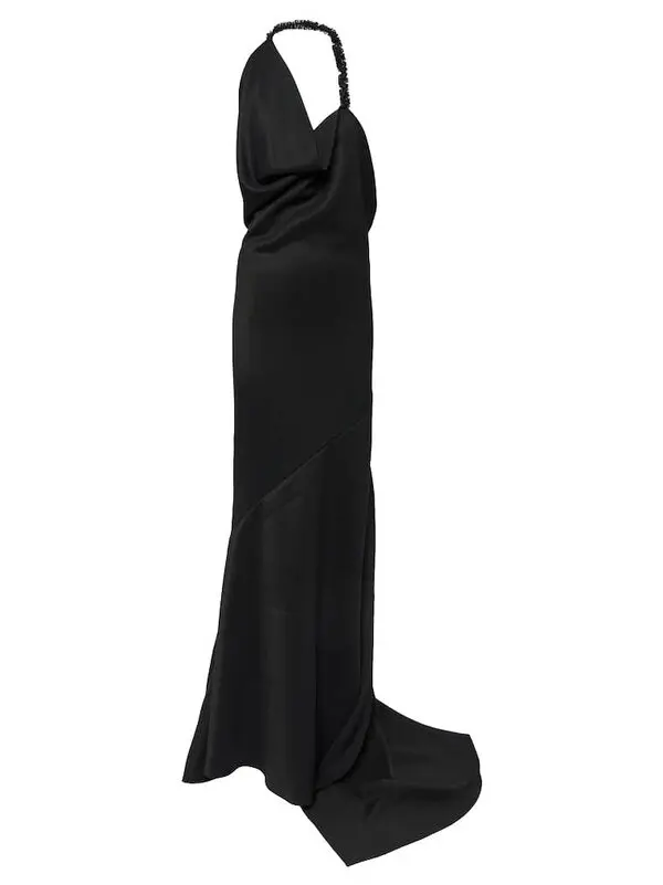 Maticevski Desires Embellished Gown - Black