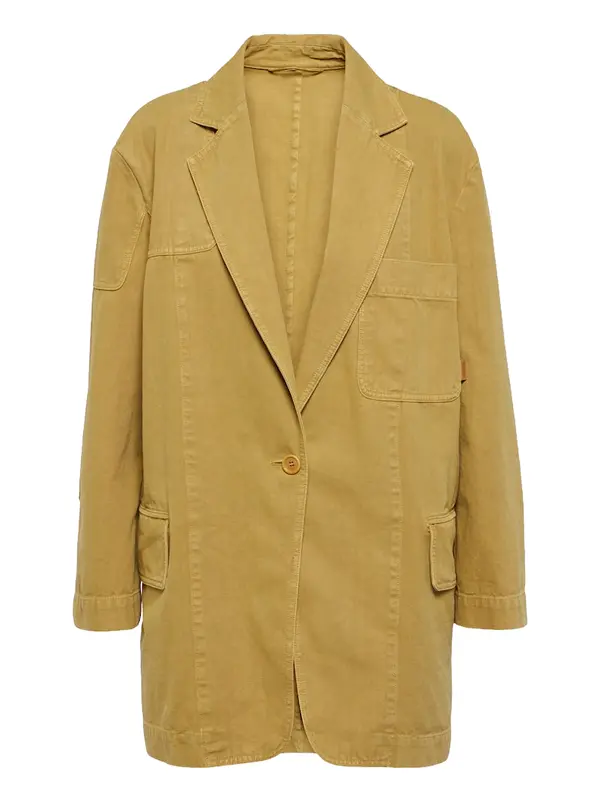 Max Mara Dizzy Oversized Blazer - Yellow