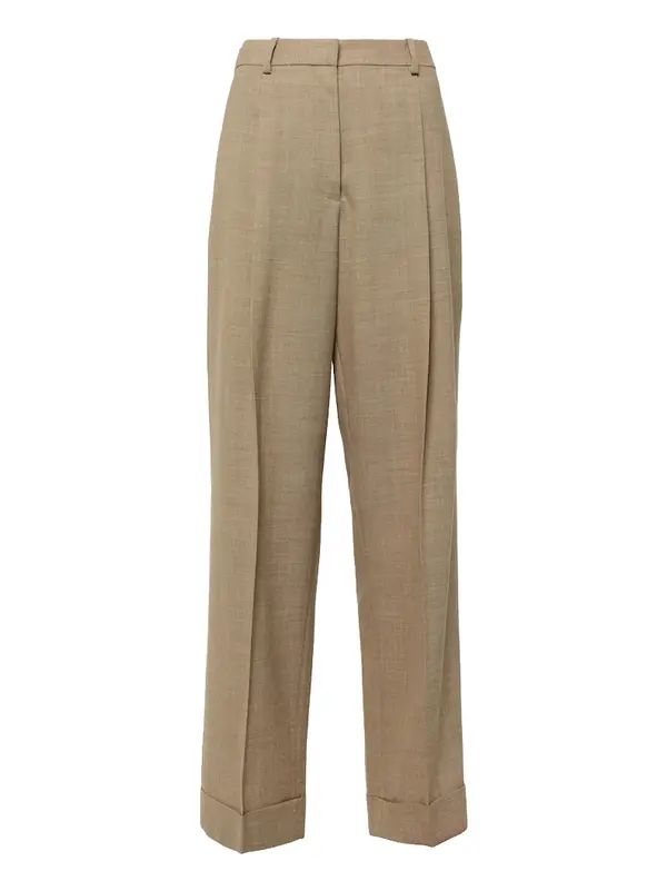 THE ROW Tor Wide-leg Pants - Beige