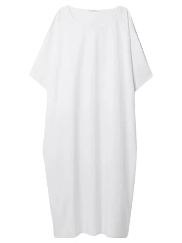 THE ROW Isora Oversized Midi Dress - Off-white