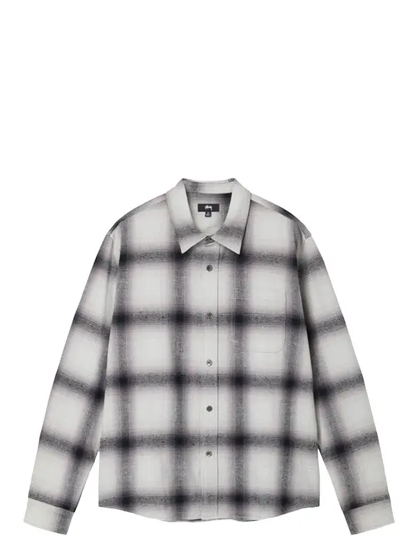 StÜssy Hellshire Plaid Shirt - Grey