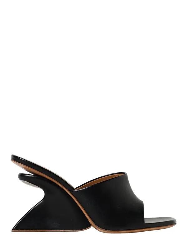 Off-White Heeled Sandal - Black
