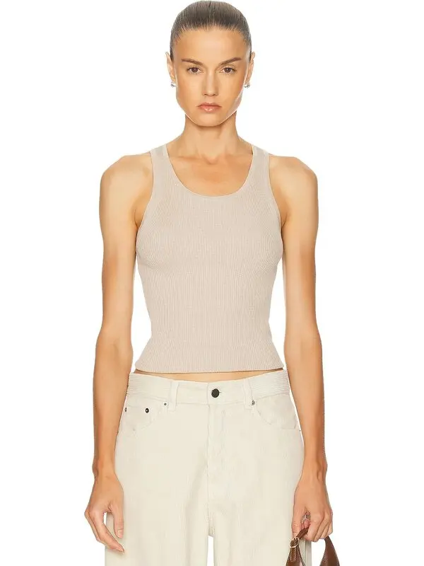 NILI LOTAN Lottie Tank Top - Stone
