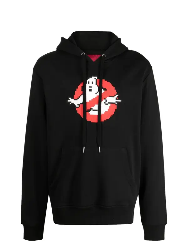 MOSTLY HEARD RARELY SEEN Ghost Catcher Graphic Hoodie - Black