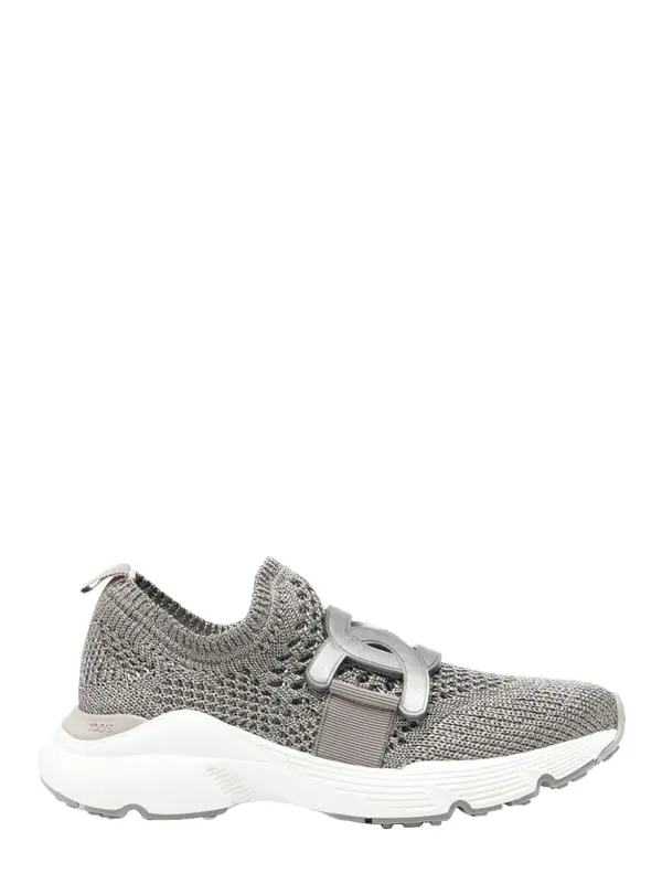 TOD'S Kate Crochet-knit Sneakers - Grey