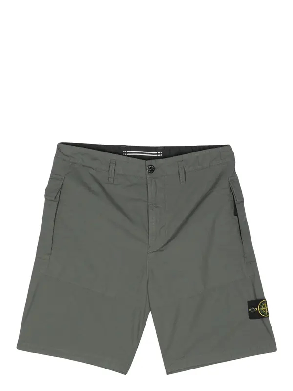 Stone Island Compass Badge Bermuda Shorts - Green