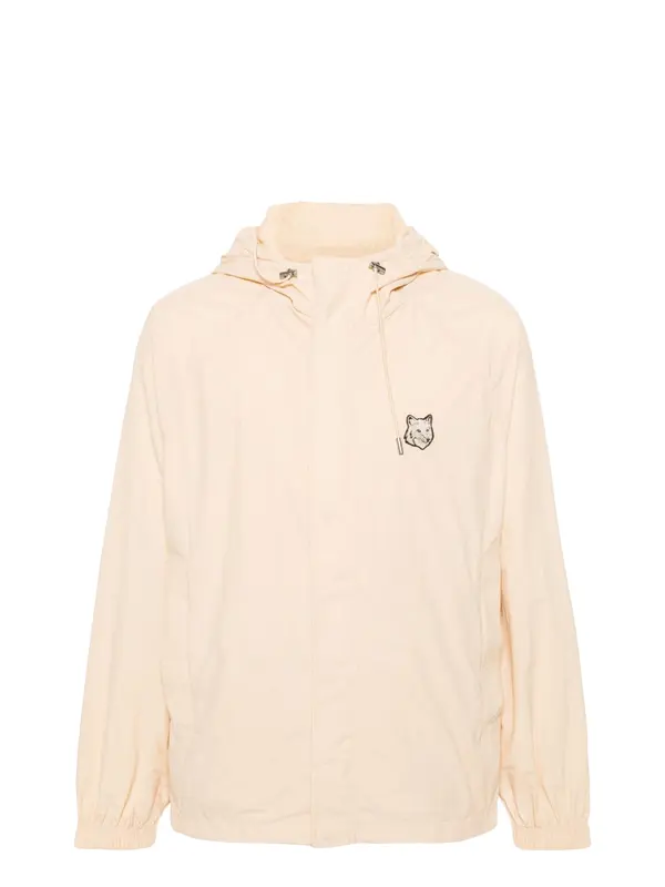 Maison Kitsuné Chillax Fox Hooded Windbreaker - Neutrals