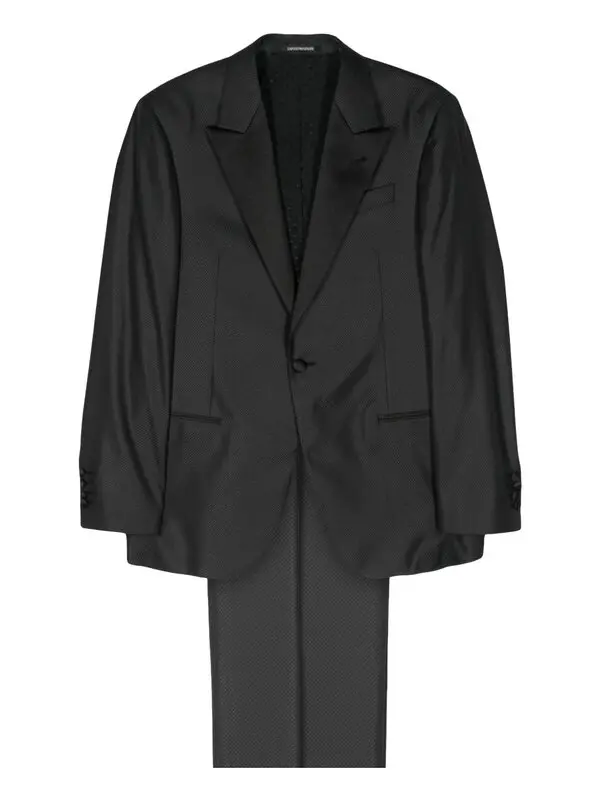 Emporio Armani Single-breasted Suit - Grey