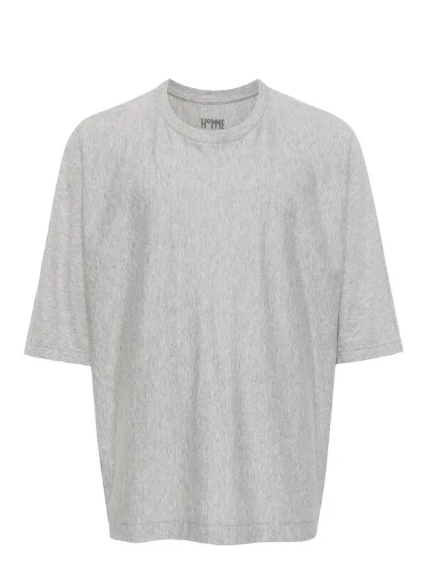 Issey Miyake Plain Cotton T-shirt - Grey