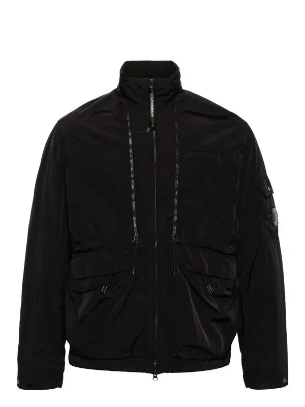 C.P. COMPANY Lens-detail Hooded Jacket - Black