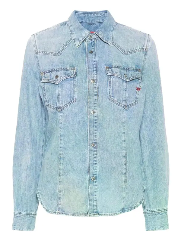 DIESEL De-waves Denim Shirt - Blue