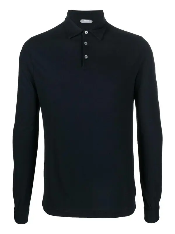 ZANONE Ice Cotton Polo Shirt - Blue