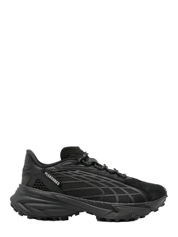 PUMA X Pleasures Spirex Mesh Sneakers - Black