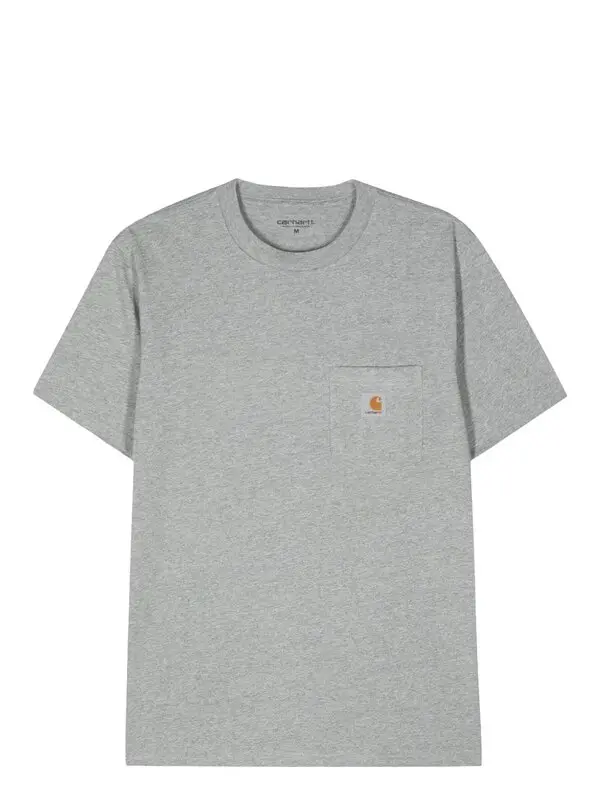 Carhartt Work In Progress Pocket Appliqué-logo T-shirt - Grey