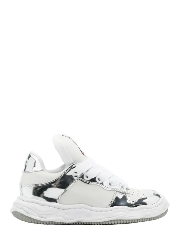 Mihara Yasuhiro Wayne Lace-up Sneakers - Metallic
