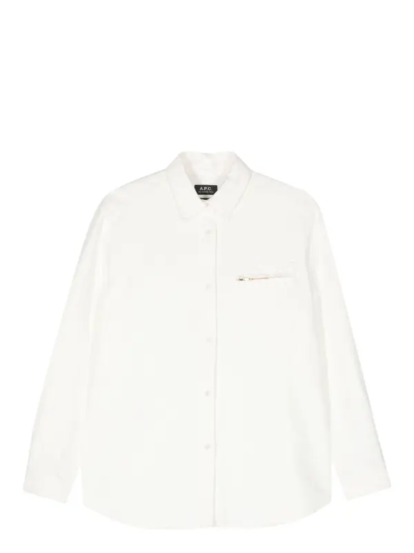 A.p.c. Tina Denim Shirt - White