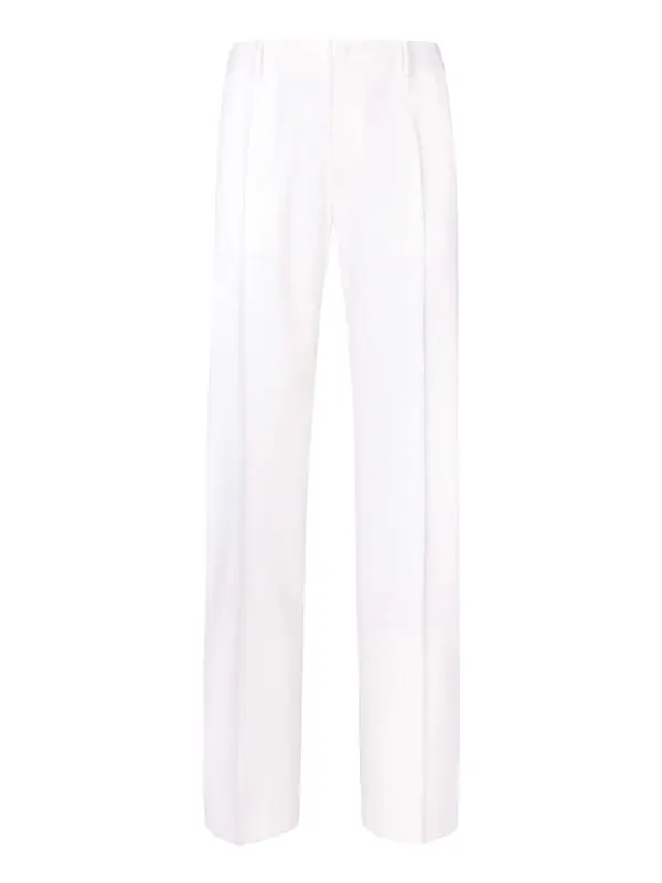 Dolce & Gabbana Straight-leg Tailored Trousers - White